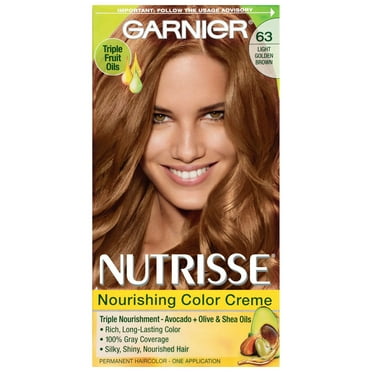 Garnier Nutrisse 5 Pack Nourishing Hair Color Cream, Medium Gold ...