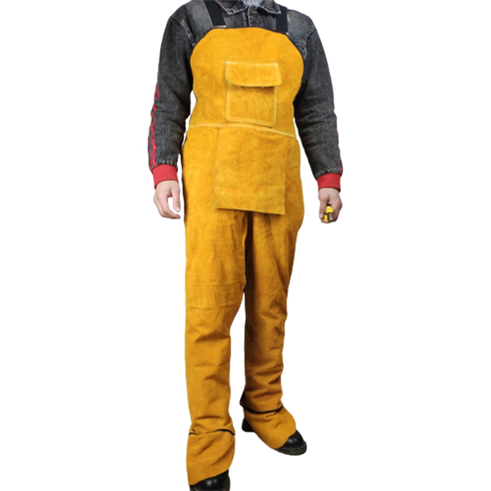Welder Clothes Professional Welding Apron Leather Welder Clothes ...
