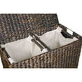 BirdRock Home, Double Laundry Hamper, with Lid and Divided Interior ...