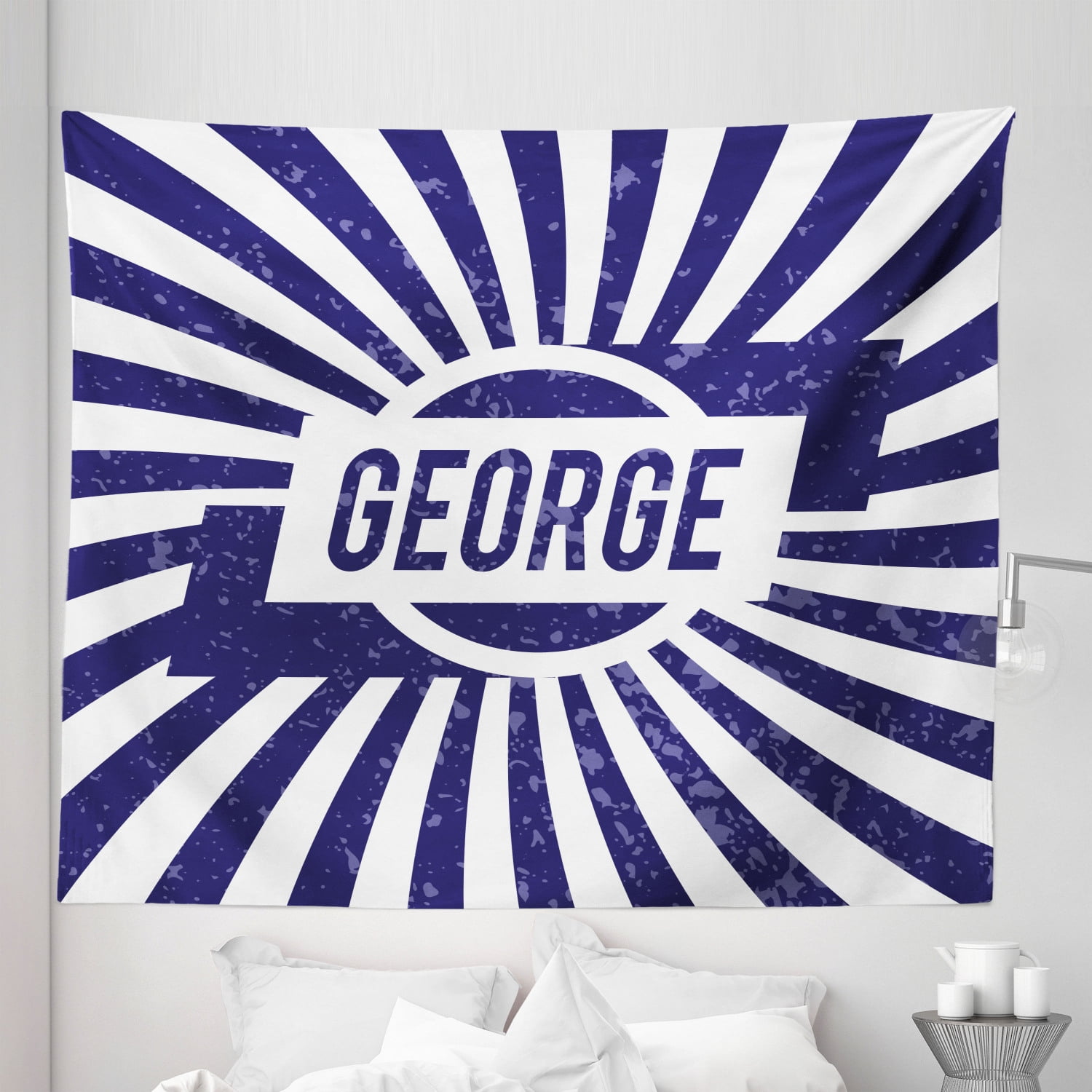 George Tapestry, Widespread Old English Given Name on Radial Backdrop ...