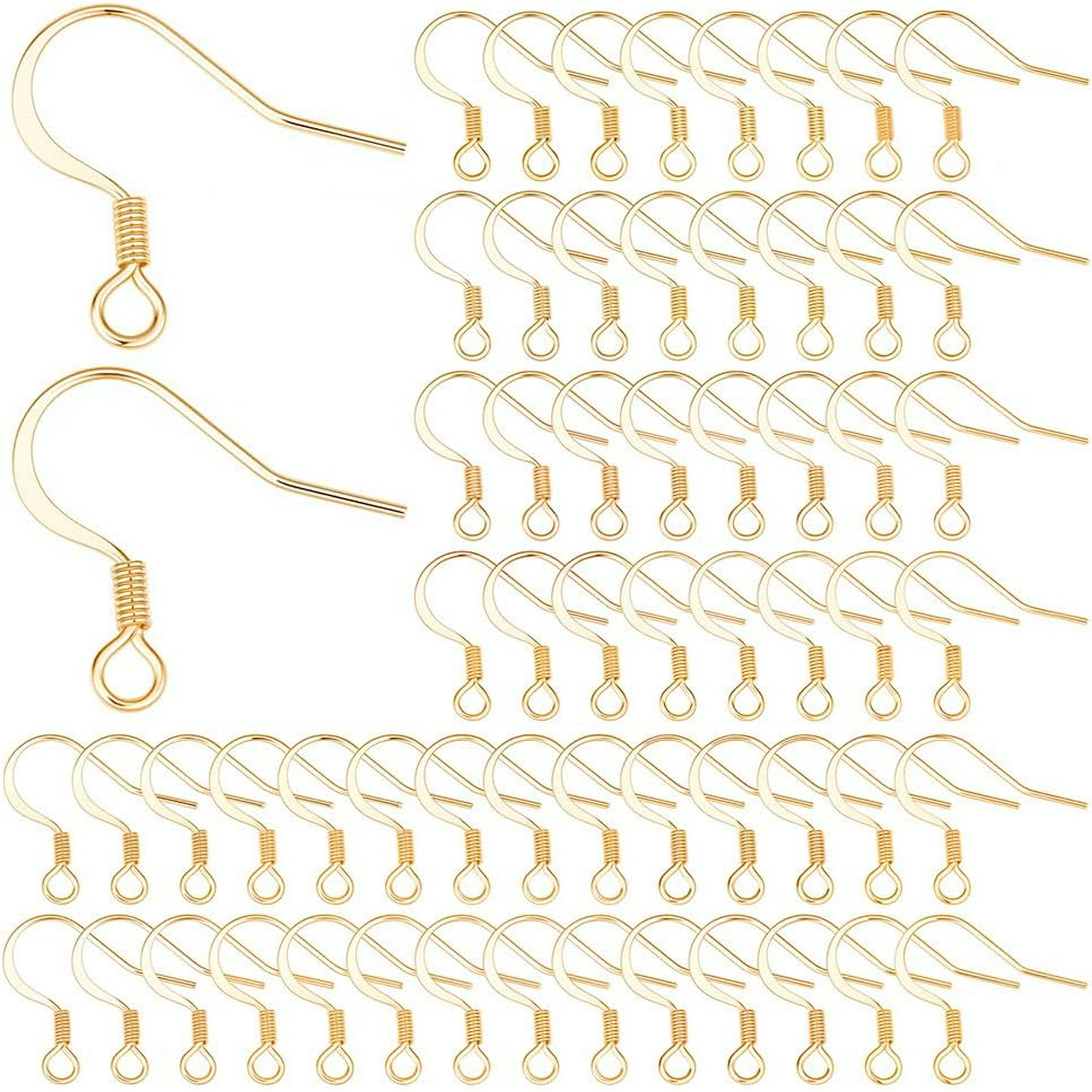 Click here for Nobrand 1 Box 100pcs 18k Gold Plated Earring Hooks... prices