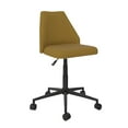 Novogratz Brittany Office Chair with Casters, Mustard Linen - Walmart.com