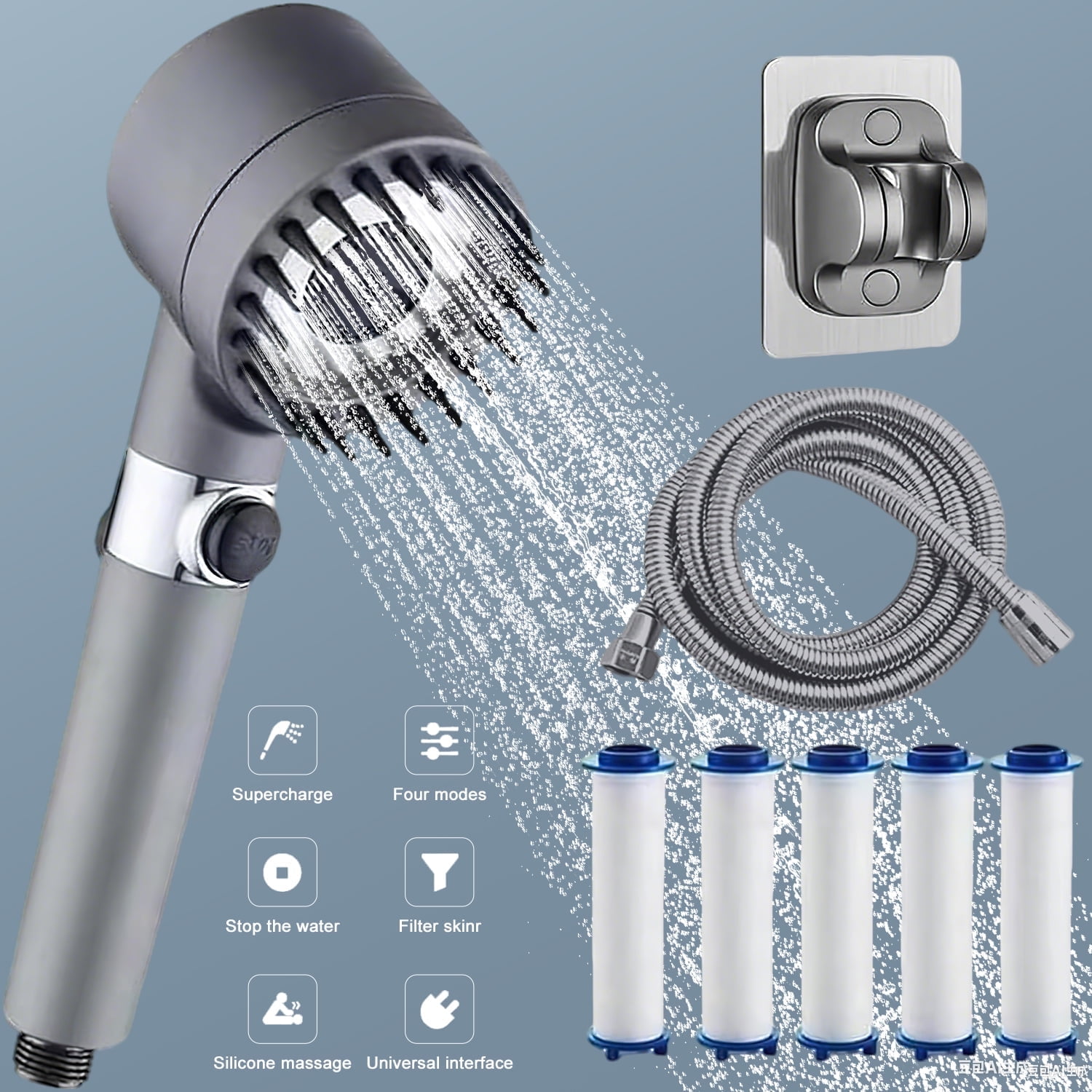 Click here for Kidsjoy Filtered Handheld Shower Head With Hose  I... prices