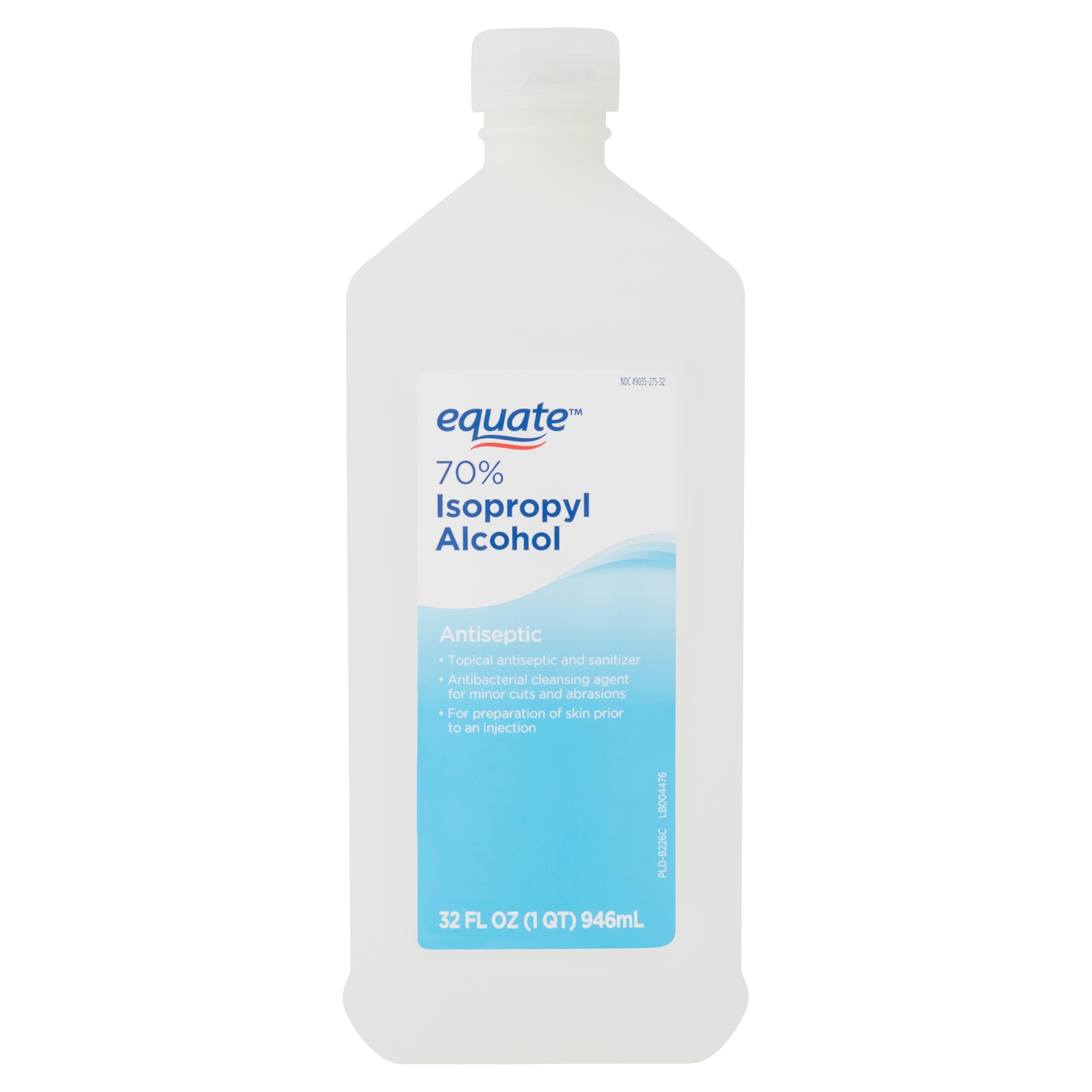 Equate 70 Isopropyl Alcohol Antiseptic 32 Fl Oz Equate 70 Isopropyl Alcohol Antiseptic 32 Fl Oz