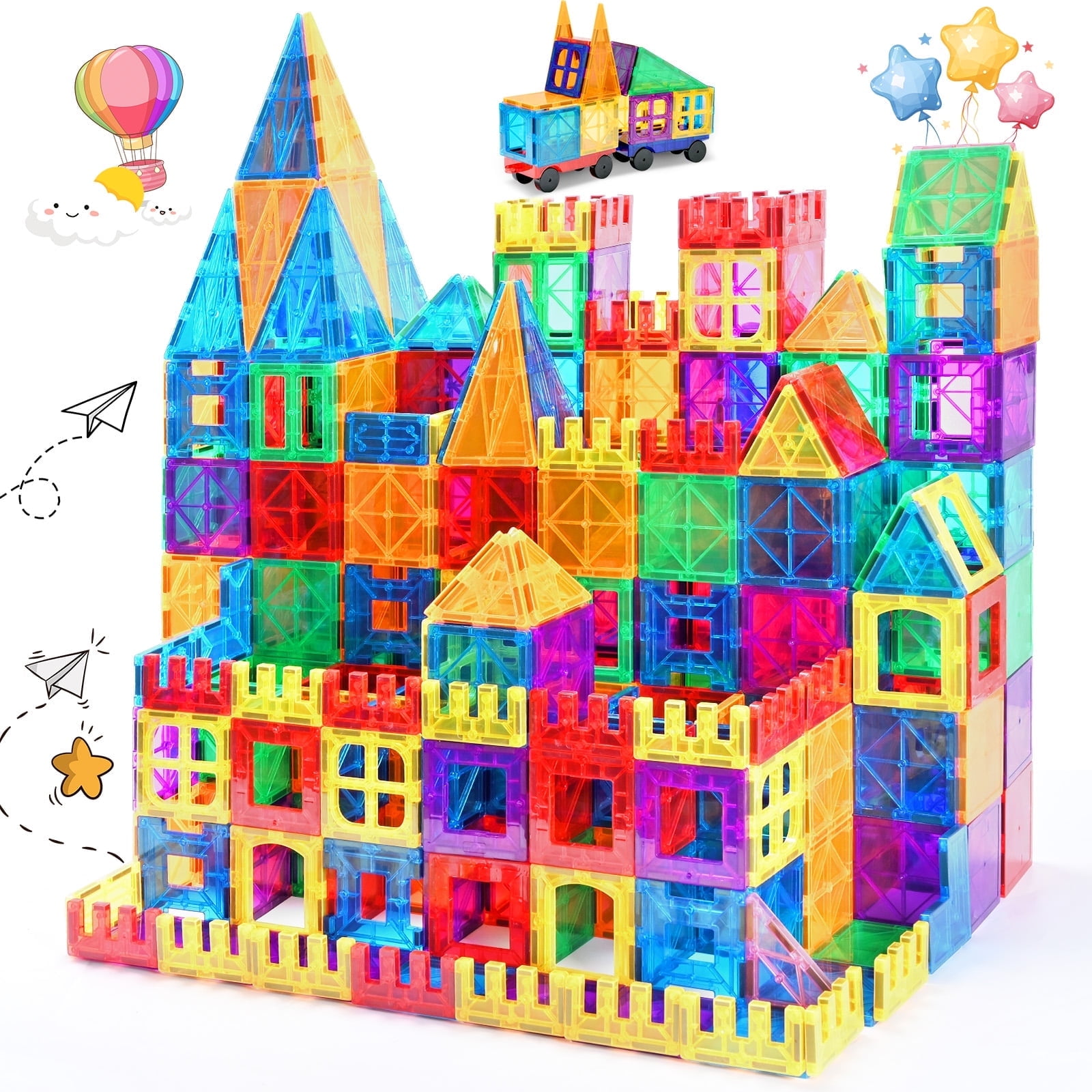 Click here for Magnetic Tiles 102pcs Building Blocks Stem Toys Fo... prices