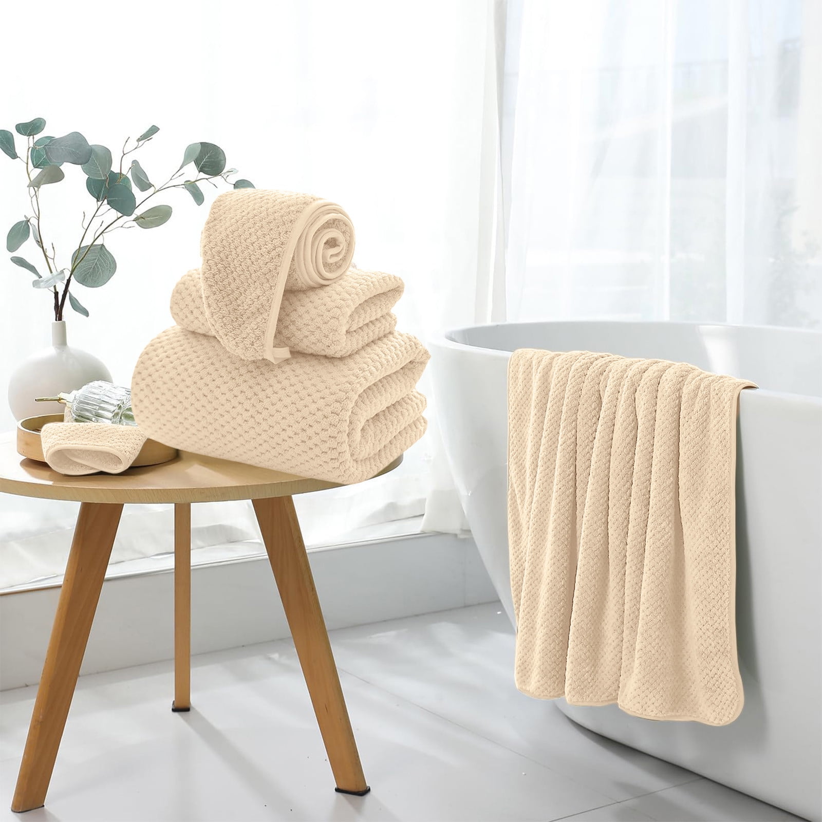 Click here for Egnmcr Bedspreads Extra Large Bath Towel Shower Ca... prices