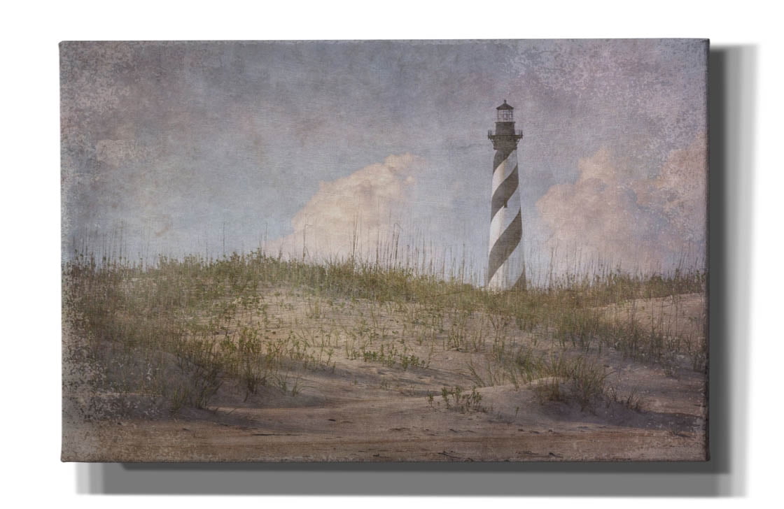 Epic Graffiti 'Cape Hatteras Lighthouse Vintage' by Rick Berk, Canvas ...