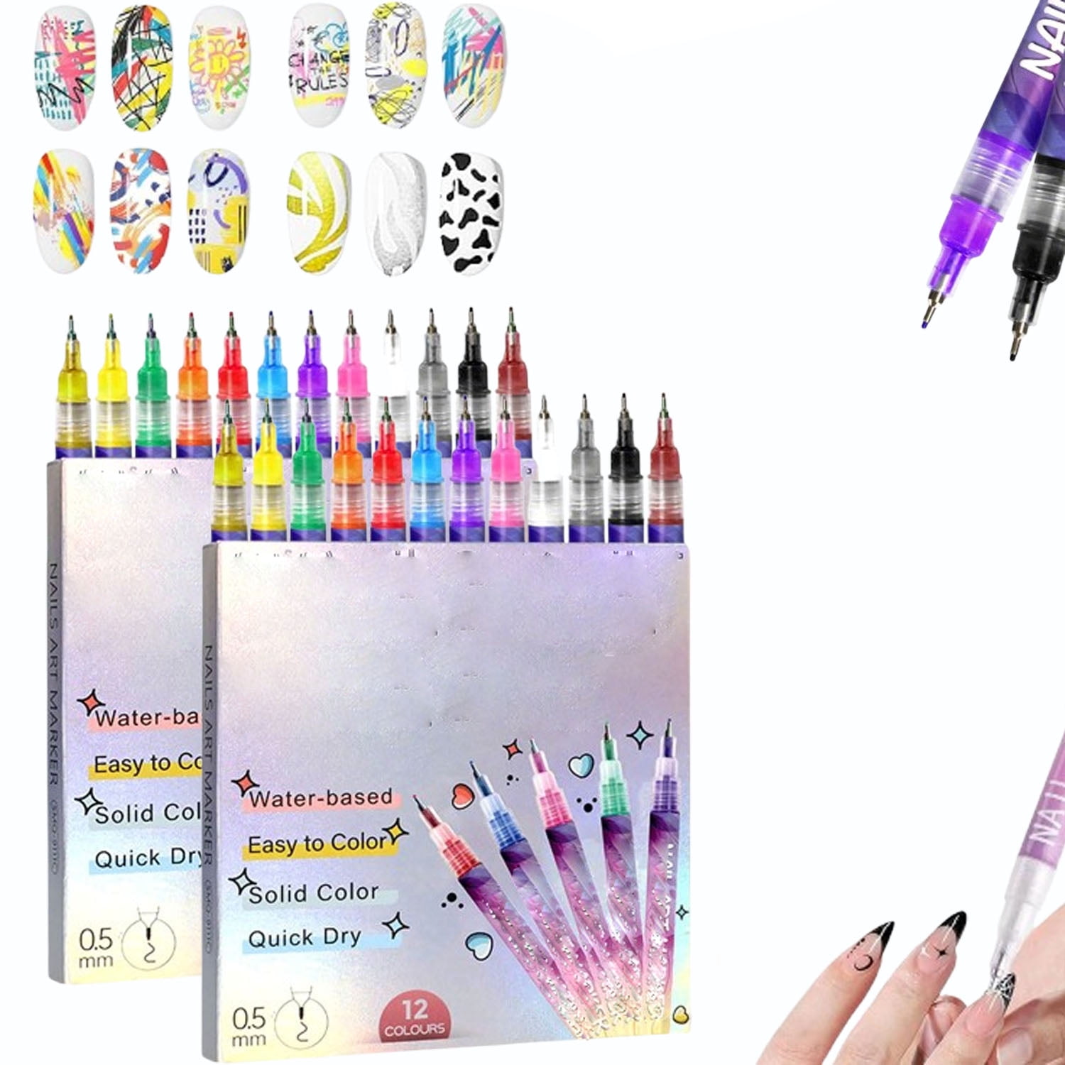 Click here for Nobrand 2026 Upgrade Nail Art Markers For Gel Nail... prices