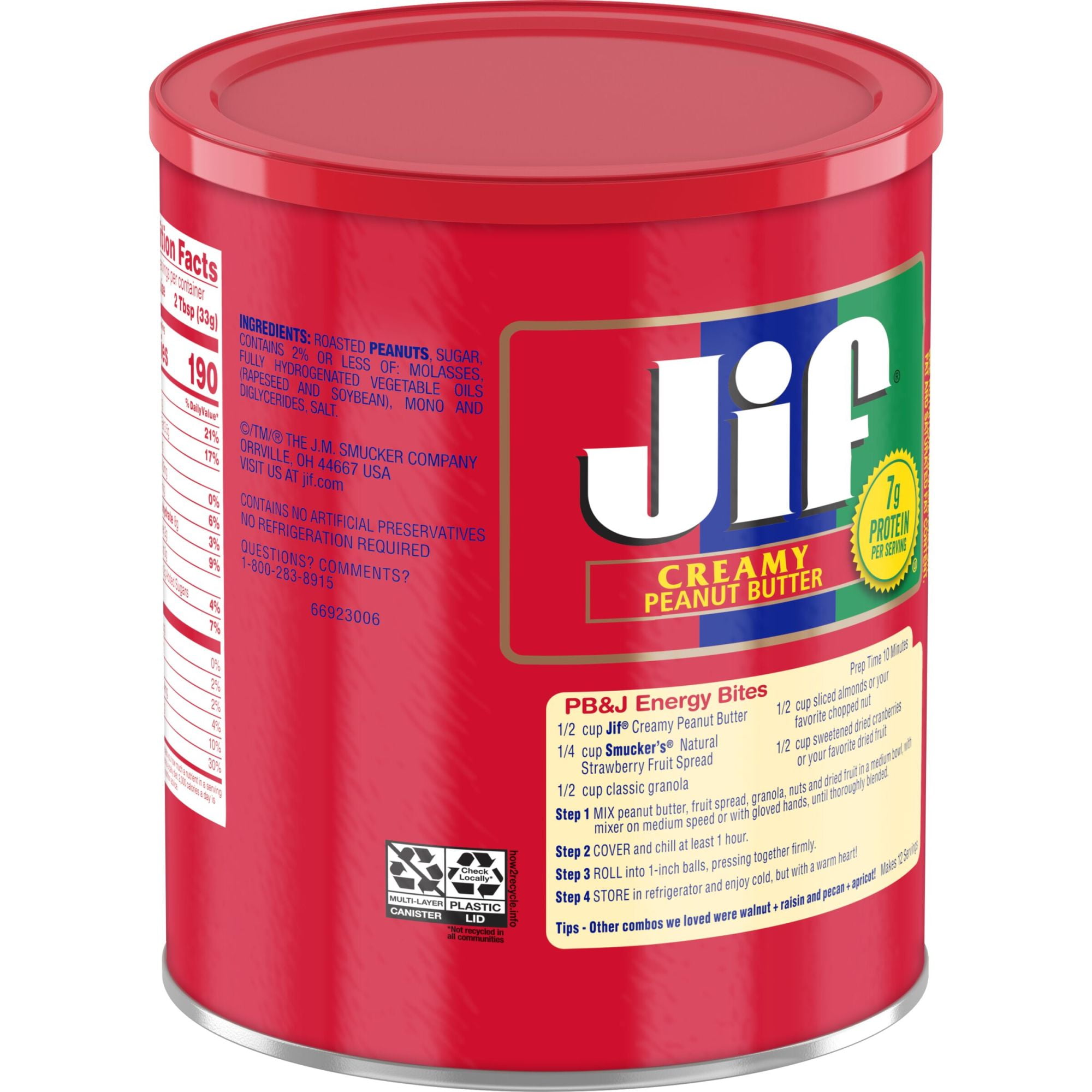 Jif Peanut Butter Jar