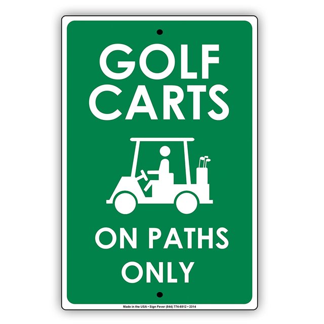 Golf Carts On Path Only With Graphic Golfer Enthusiasts Hilarious Epic ...