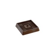 9168 3" Almond Smooth Rubber Square Caster Cups - Walmart.com