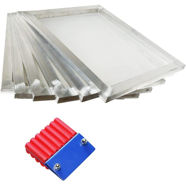 TECHTONGDA 6PCS 20x20 inch Aluminum Pre-Stretched Silk Screen Printing ...