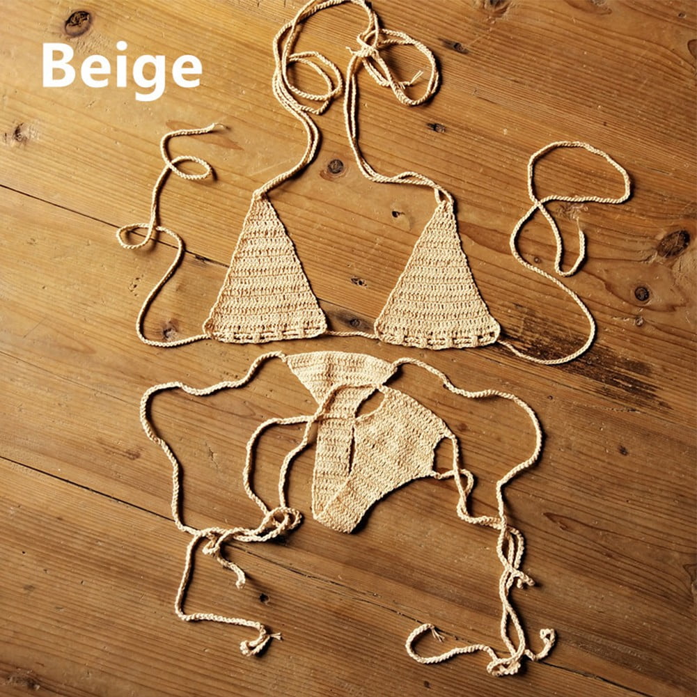 Click here for Greenne Hand Crochet Bikini Set Womens Sexy Beach... prices