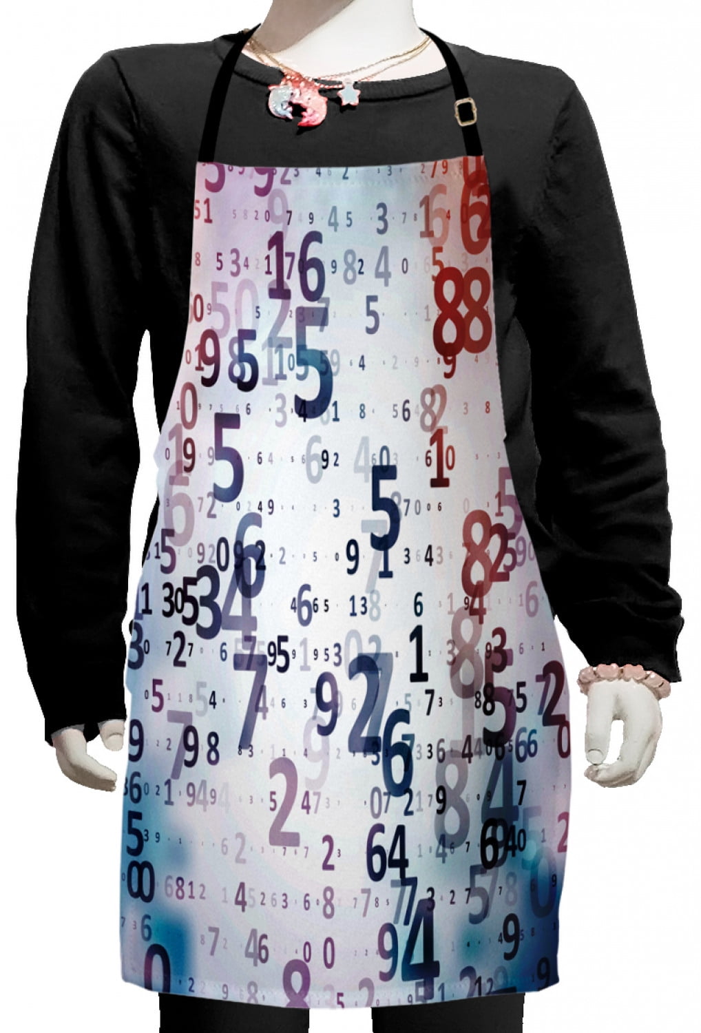 Abstract Kids Apron, Digital Code Numbers Computer Database Science ...