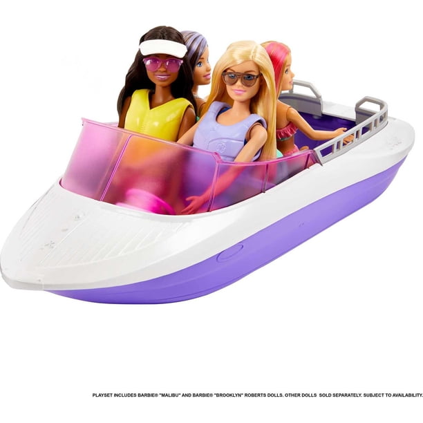 Barbie Mermaid Power Playset with 2 Barbie Dolls & 18-inch Floating ...