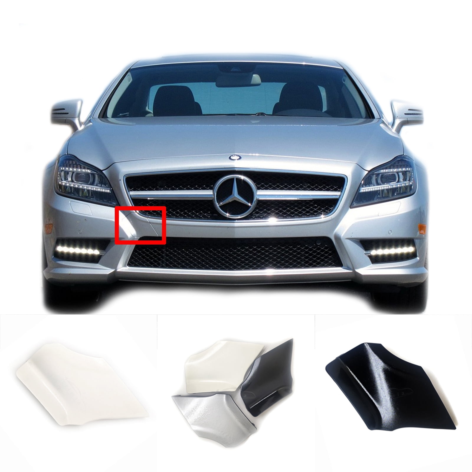 Trimla Front Tow Cover for 11-13 Mercedes Benz CLS W218 Coupe C218 AMG ...