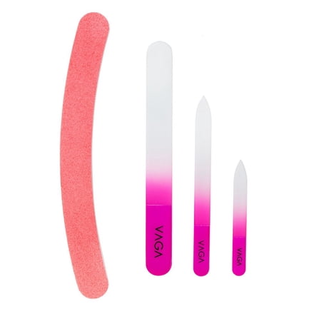 Professional Manicure Pedicure Nail Art Set of 4 Different Nails Files ...