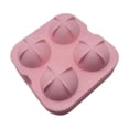 YiJuHui 4 Cavity Golf Ball Ice Cube Mold, Silicone Sphere Ice Tray for ...
