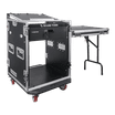 Sound Town 16U PA DJ Rack/Road ATA Case with 11U Slant Mixer Top, 20 ...