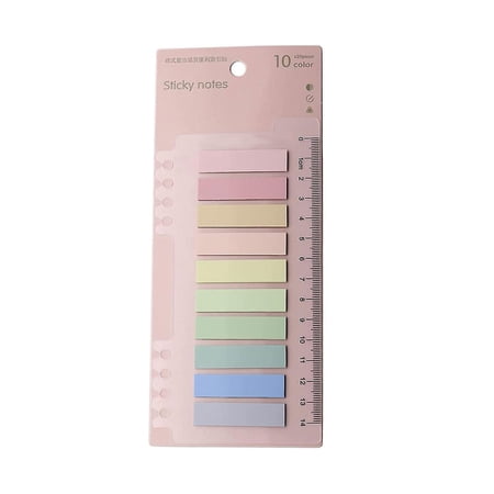 Transparent Sticky Notes Flags, 2 Packs/400 Pcs Vintage Tabs For Page ...
