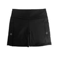 Womens 5 Long Swim Board Shorts High Waisted Quickdry Beach Swimming