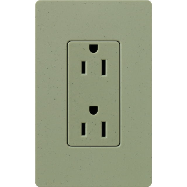 Lutron Car-15H Claro 15 Ampere 125 Volt Designer Two Outlet Duplex ...