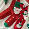 Dqrpseetb Warm Christmas Fashion Windproof Printing Mid Tube Socks Long