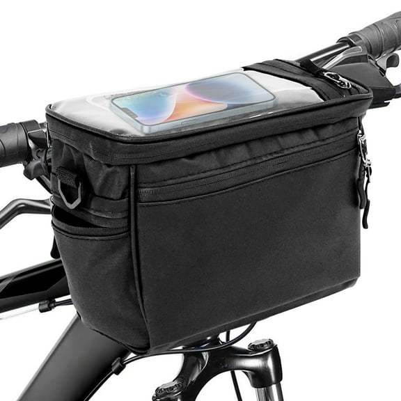 HEANUJJ Bike Triangle Frame Bag Oxford Cloth Black Simple and Generous 1Set - Walmart.com