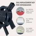 3-in-1 Replacement Key Compatible with Cintas Sanis Paper Towel, Soap ...