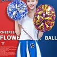 2pc Metallic Cheerleading Pom Poms for Girl, Cheerleader Cheering Squad ...