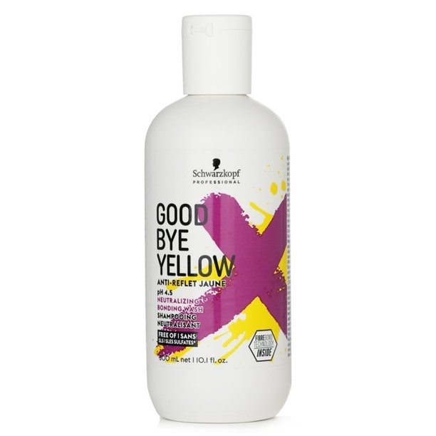 Schwarzkopf Goodbye Yellow Shampoo (For Medium to Light Blonde) 300ml ...