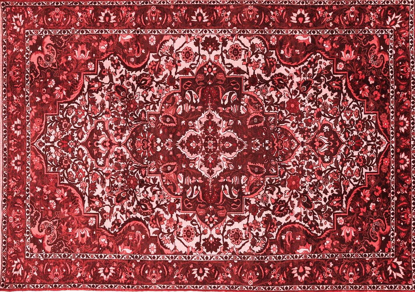 Ahgly Company Indoor Rectangle Persian Red Traditional Area Rugs, 2' x ...