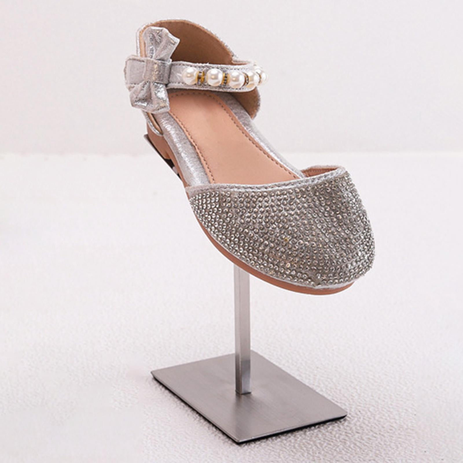 Kids Rack Stand Prop, Stainless Steel Shoe Riser Holder Shelf for High ...