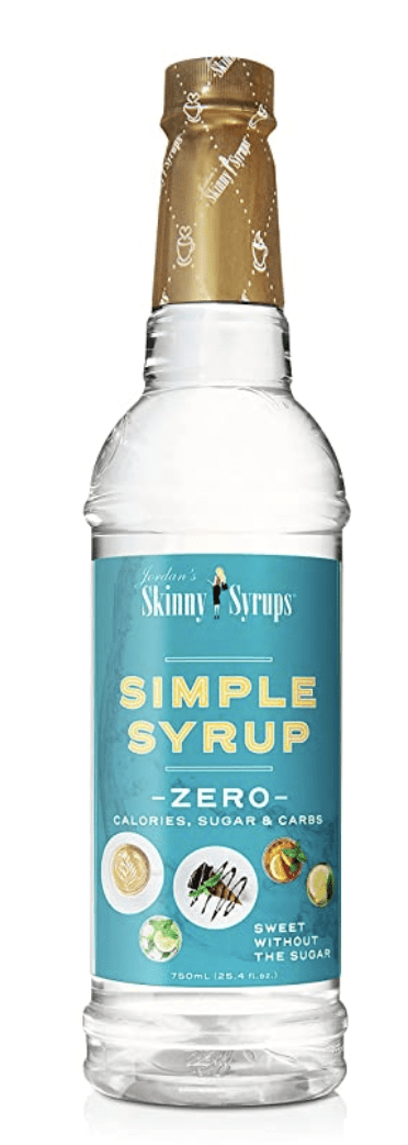 Jordan's Skinny Syrups Simple Syrup - Zero Calorie - Walmart.com