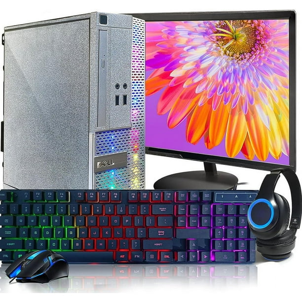 Refurbished Grade A Dell RGB Gaming Desktop PC, Intel Quad Core I7 up ...