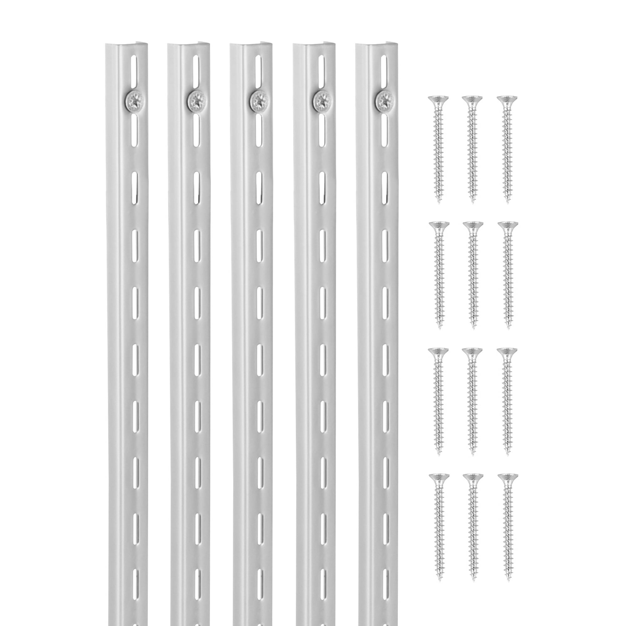 Click here for Vevor Shelf Track 39-Inch 10 Pack Adjustable Steel... prices
