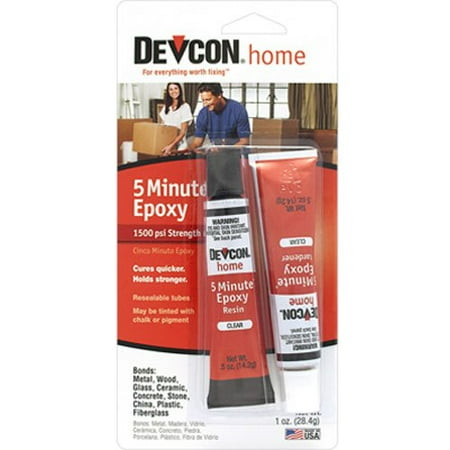 ITW Devcon S205 5-Minute Epoxy Glue 1-Ounce Tube - Walmart.ca