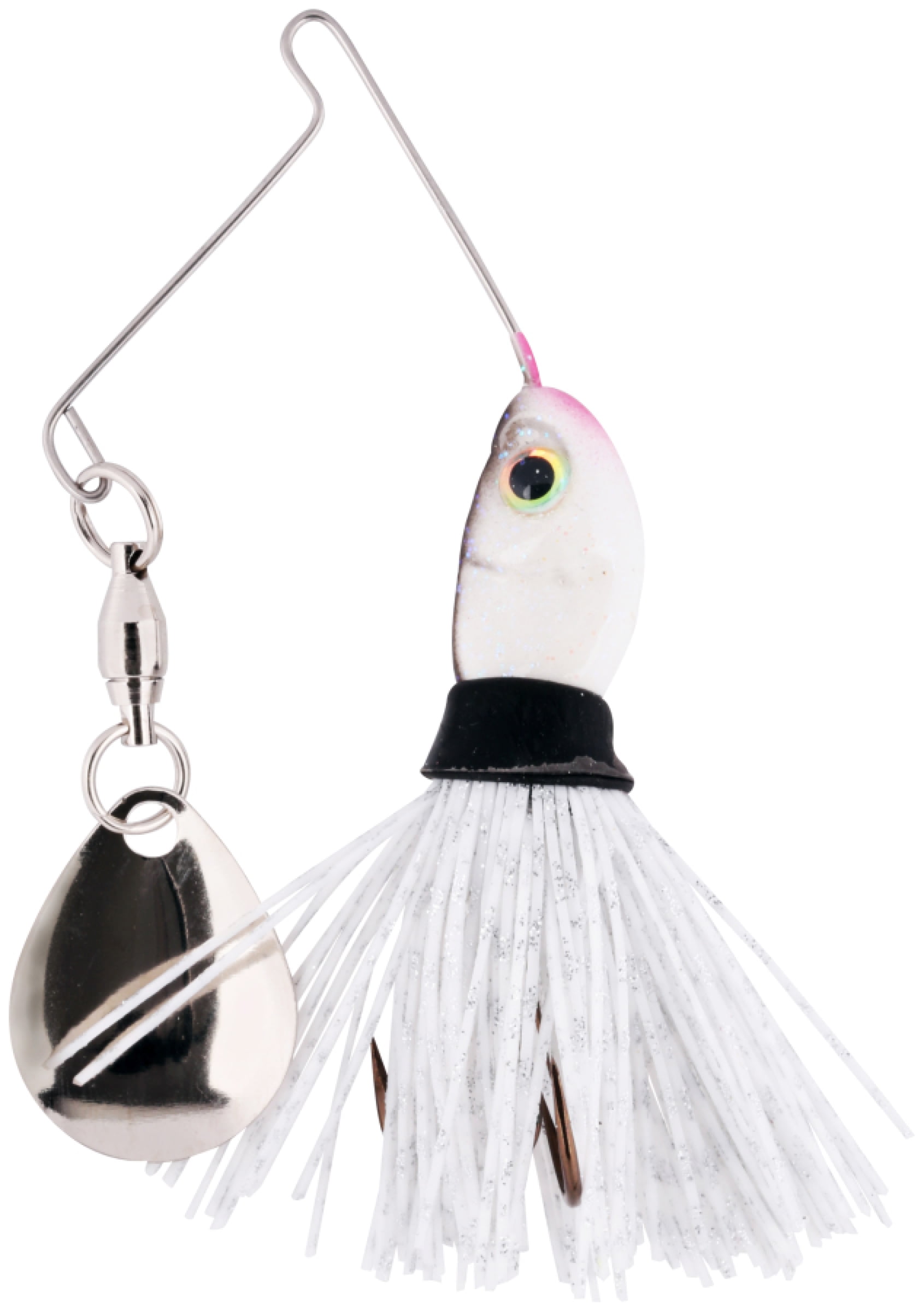 Strike King Rocket Shad Spinner 1/4 oz White Shadow Spinnerbait Lure ...