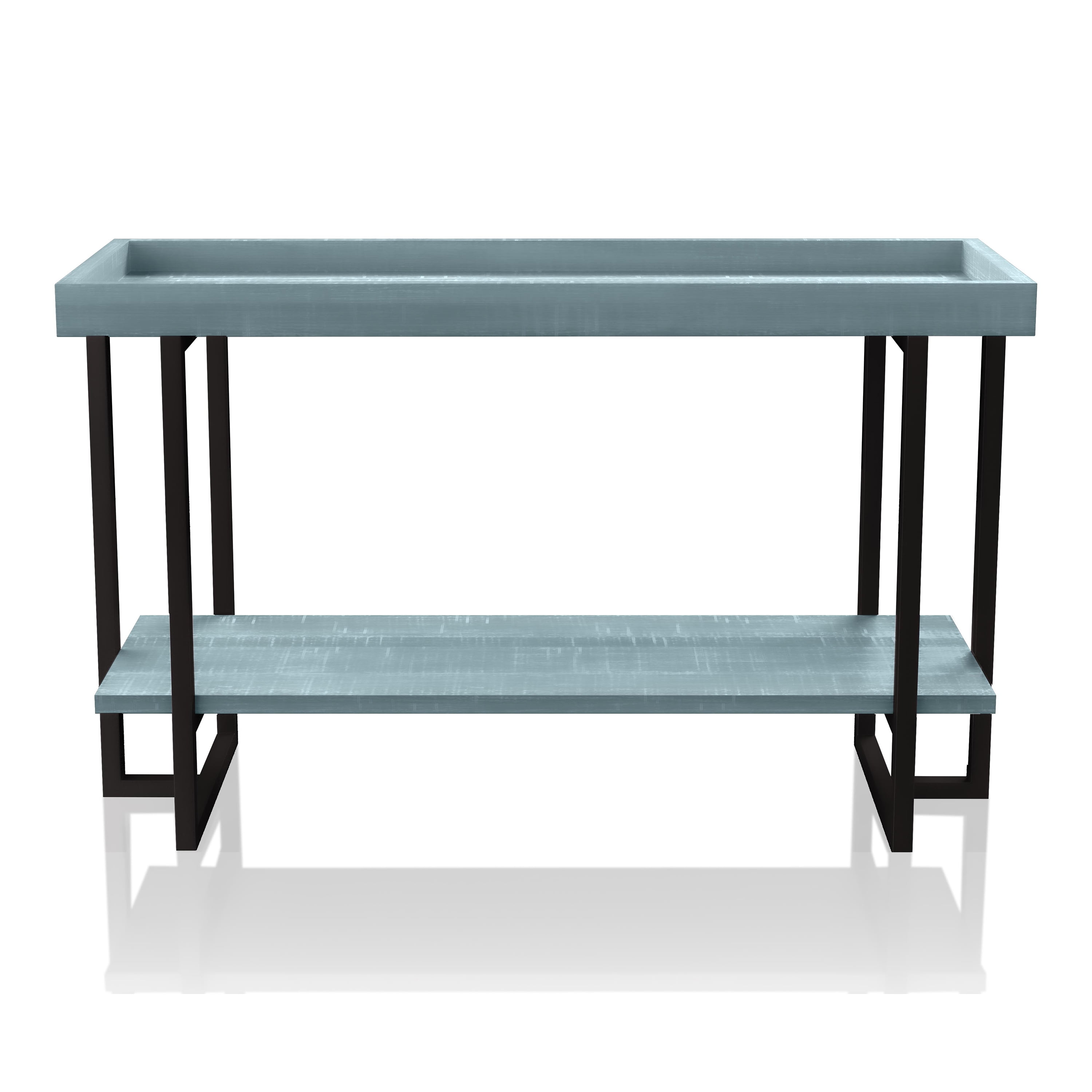 Furniture of America Uurt Contemporary Metal Console Table with ...