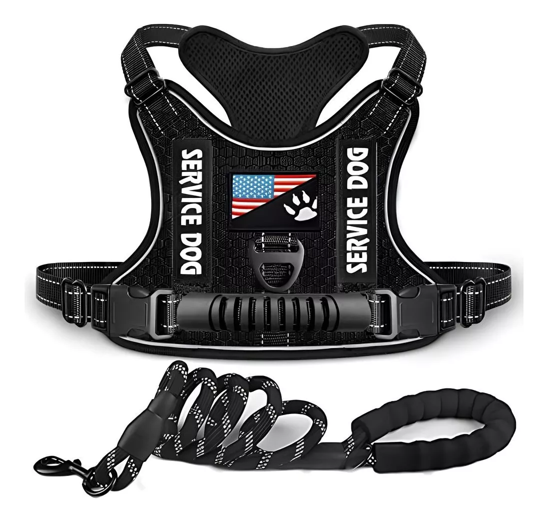 Pechera Arnés Para Perro Regulable Con Bandas Reflectivas | Walmart en ...