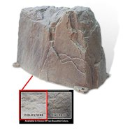 DekoRRa Products Faux Garden Outdoor Backyard Artificial Rock Enclosure ...