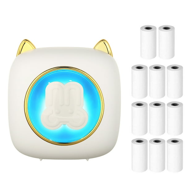 Mistaha Portable Bluetooth Thermal Label Printer with 11 Rolls of ...