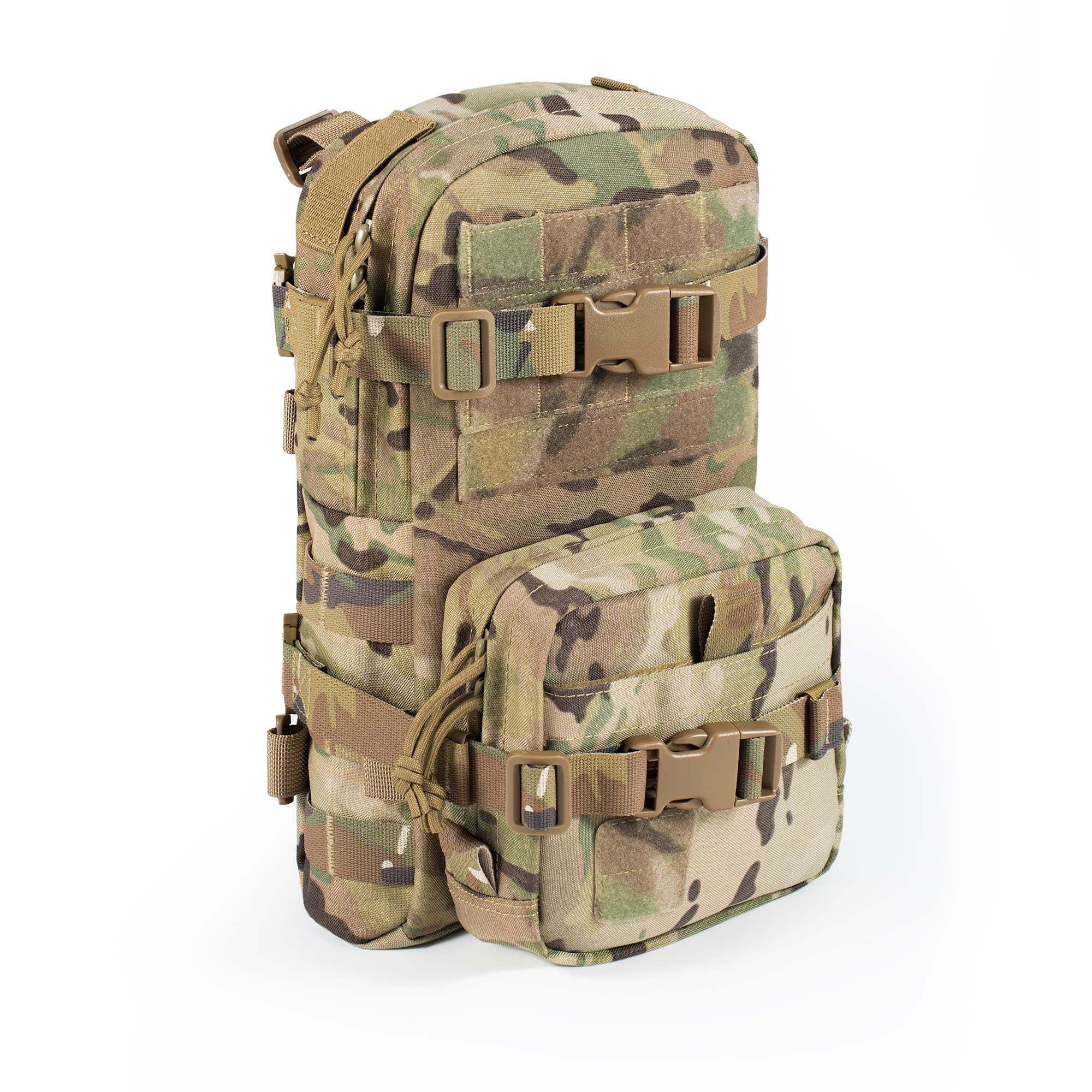 CLTAC Tactical Small MOLLE Hydration Pack Outdoor Water Bladder Carrier ...