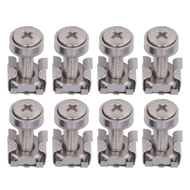Cage Nut Assortment Kit50 Sets Cage M5 Rack Mount Cage Nuts Cage Screw ...
