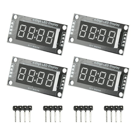 LED Display Board, 4 Digit Digital Tube Display Module 5V For Machine ...