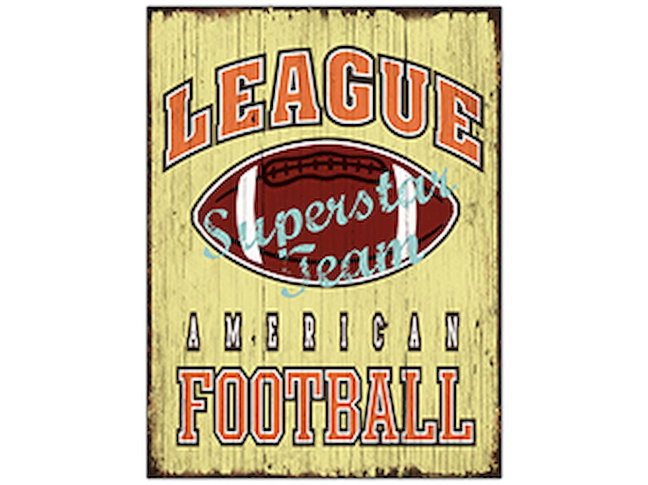 "American Football " Wooden Sign - Walmart.com