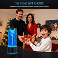 GIPOYENT Tornado Lamp, LED Water Vortex Night Light, Quiet Motor, Cool ...