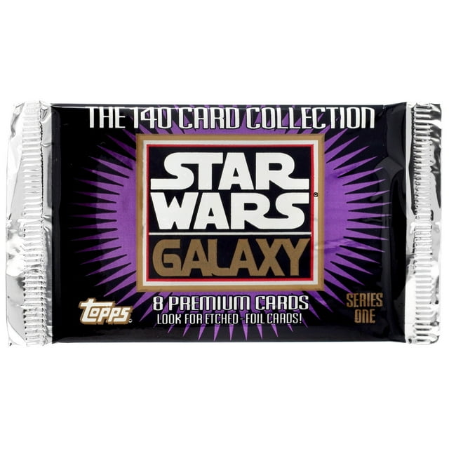 Star Wars Topps Galaxy Series 1 Trading Card Pack (8 Cards) - Walmart.com