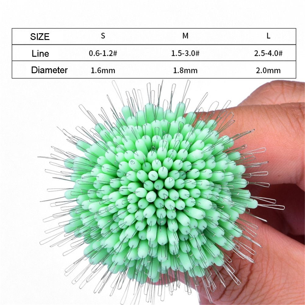 Fish Line Anti-Strand Colors Stopper Fishing Gear Space Bean Float ...