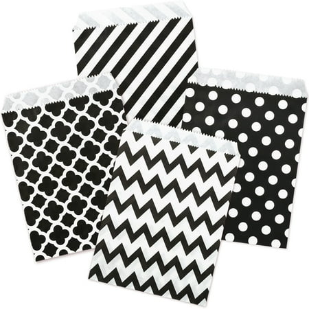 100 Pack Paper Candy Bags for Candy Cookie Buffet, Small Biodegradable ...